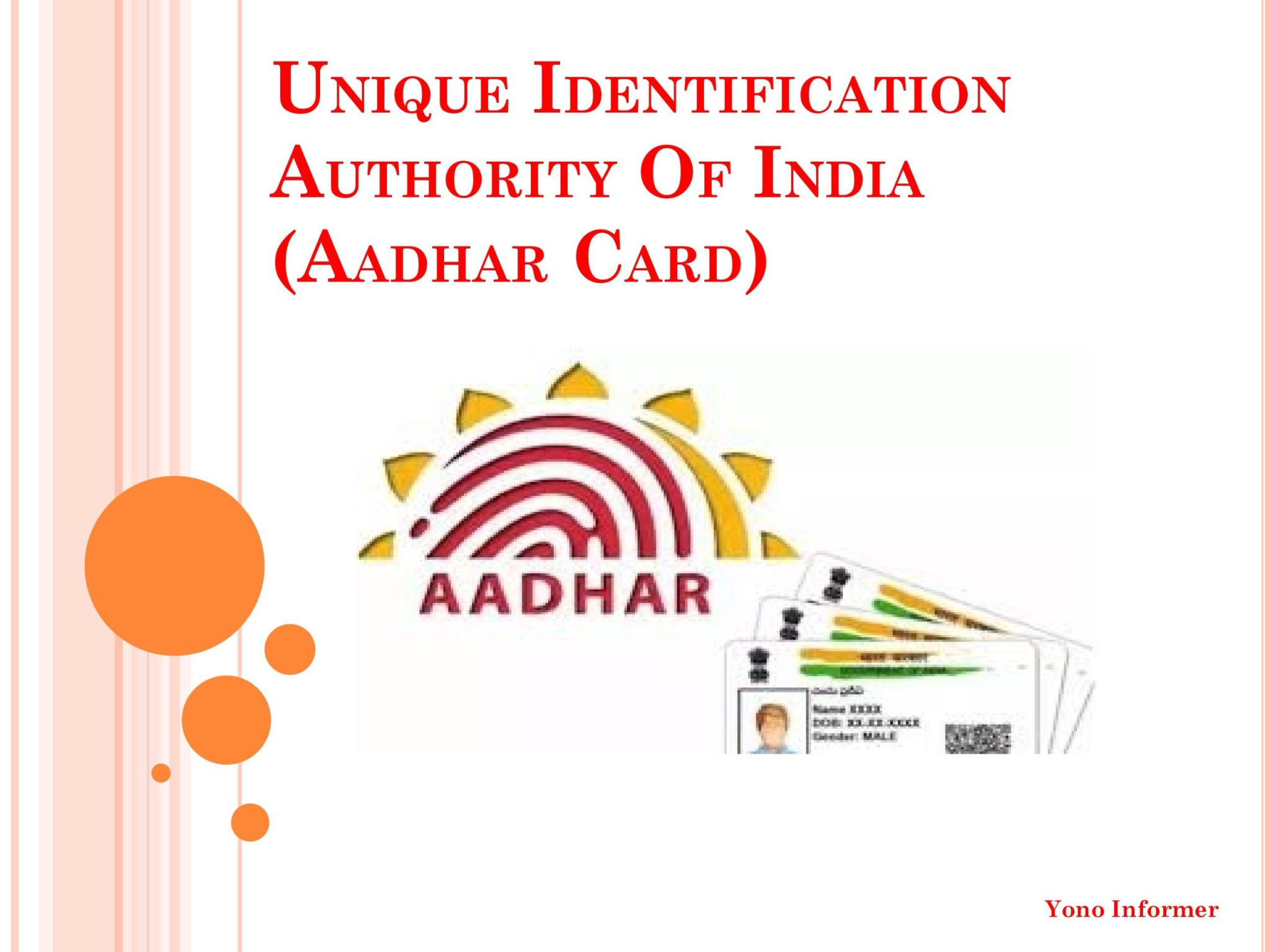 Some most Important Article about Aadhar Card - Yono Informer